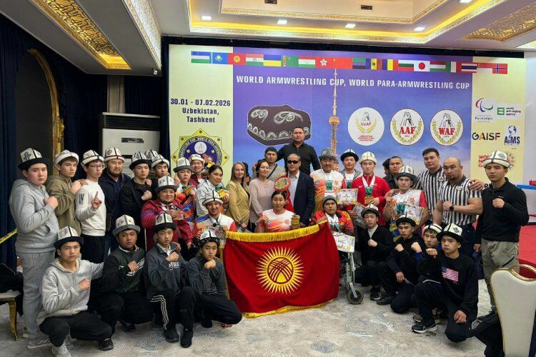 Kyrgyzstan’s armwrestling team wins 87 medals at World Cup - | 24.KG