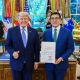 Edil Baisalov presents credentials to Donald Trump - | 24.KG